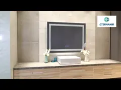 Espejo de pantalla táctil impermeable para el baño del hotel conveniente