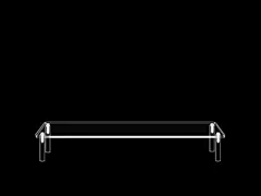 Color bianco o nero Acrilico Riser Display Stand Acrilico Display Rack Con Logo