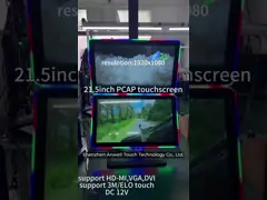 21.5 Inch 3M Mircotouch PCAP Touch Monitor Per Giochi ASR/FIRELINK Touchscreen Display