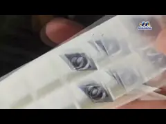 CCGT09T301-1L, ενσωματωμένα από καρβίδιο σε σειρά τελικής επεξεργασίας για την επεξεργασία μικρών εξαρτημάτων από ανοξείδωτο χάλυβα