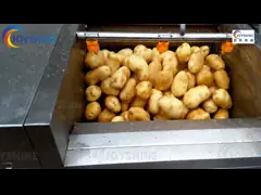 semi-automatic frozen french fries production line for easy operation and maintenance