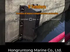 Fender di gomma di dock marino Design resistente alle intemperie Materiale anti invecchiamento resistente all'olio