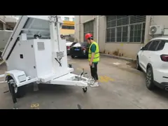 건설 공사 조명용 4*100W LED를 가진 모바일 태양광 조명탑