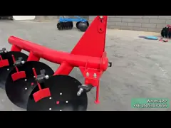 three point mounted tube disc plow plough for agricultural tillage