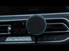 fan cooling magnetic iphone car charger 15w fast charging lightweight