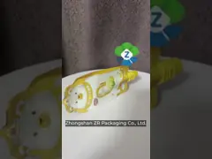customized spout pouch with free shape and bottom easy peel