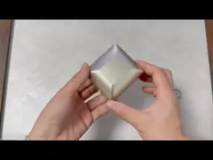 spray paint plastic engagement ring gift box built in led light