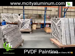 3d shape metal cladding panels aluminium screen pvdf painting 1220x1220mm size customized