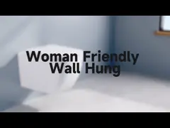 WC a parete moderno per interni, sospeso, prefabbricato, set colorati, sifone a P, a filo muro, nascosto, WC sospeso in ceramica, vaso WC a parete