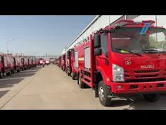 mini 190 hp isuzu 4x2  4000l fire fighting truck with foam