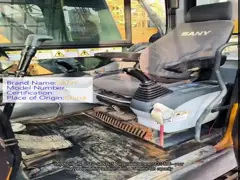 sany scc750c 75 ton 2nd hand crawler crane lifting equipment fully functional