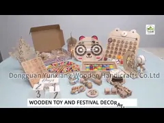 wooden baby toys montessori toys fun animal toys, smooth natural wood, wood animal learning toy