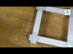 Sala pulita modulare Profili di alluminio a prova di fuoco per ingegneria pulita