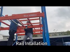 Peterak zwaar werkend terugstuwingssysteem voor opslag in een magazijn