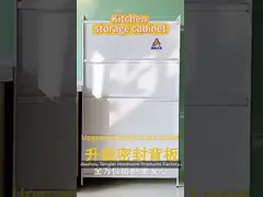 multi functional floor standing kitchen storage cabinet 5 layers anti rust coating