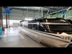 럭셔리 펀톤 스타일 낚시 보트 12-15명 용량