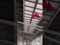 m series clear span arcum marquee tent for challenging environmental conditions