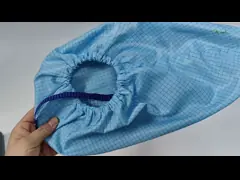 cleanroom green pvc soft sole esd workshop factory antistatic anti-slip shoe cover