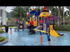 water park slides equipment playground fun play splash plastic slides fiberglass/plastic water play