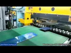 precise length control copper coil rotary shear cut to length line