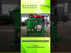 trzcq270 vacuum degasser 270m3/h exd ii bt4 mud degasser 700mm body dia