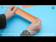 red self fusing silicone tape waterproof insulation tape for electrical connector