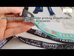 sublimation printing polyester carabiner lanyard company branded bulk