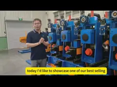 intelligent industrial erw pipe mill / carbon steel tube making machine