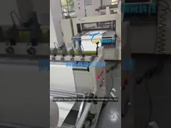 industrial filter paper pleating machine 50kw hepa filter pleating machine 1100kg