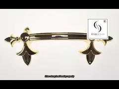 gold funeral pp recycle plastic coffin handle ornamental lifting weight 50kg p9001