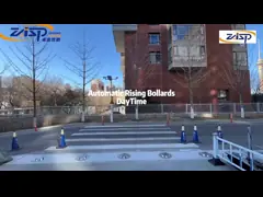 600mm 1000mm height electronic parking bollards automatic traffic bollards