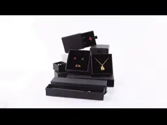 wholesale manufacturing eco friendly luxury gift jewellery box personalized custom logo ring necklac