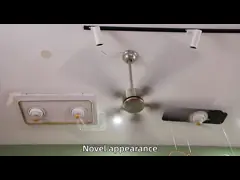 220V οικιακοί ανεμιστήρες οροφής 52 ιντσών Μεταλλικός ανεμιστήρας οροφής με φως