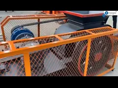 rock brick double roll crusher machine stone roller sand making machine