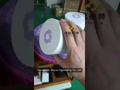 two-sided printing cosmetic wedding festival perfume cardboard paper packaging gift carton custom