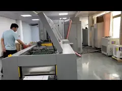 CMYK Inkjet Web Ψηφιακή Χρωματική Inkjet Τυπογράφηση Roll To Sheet Μηχανή Τύπου Τύπου Ψηφιακός Πινακτής
