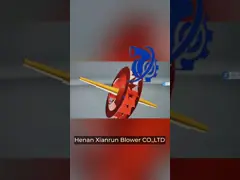 anti corrosion q345 centrifugal fan accessories impeller static / dynamic balance