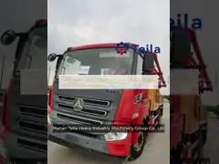 Sany 43m Lastwagen mit Betonbombe utilizado pela máquina de calcário