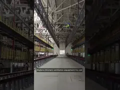 8 piedi di diametro PMSM HVLS ventilatore di soffitto 6 lame per il terminal ferroviario ad alta velocità