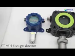 ATEXは高い感受性の単一のガス探知器の有毒なモニターNh3アンモナル ガスのテスターの固定ガス探知器を承認した