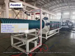 하수 수송용 및 추출용으로 만들어진 고속 파이프 제조 장비