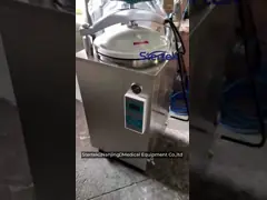 100L Conveniente operación Rueda de mano Autoclave Precio vertical
