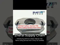 premium carbon steel by cnc flame cutting services from china