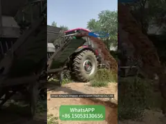 soil shredder crusher machine with double layer mesh screen