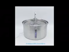 pet water dispenser with filter ce fcc rohs ip68 certified 5v ≥ 1.5a adapter suitable