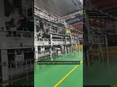 300m/Min 3750mm τυλίγοντας άσπρο τοπ Testliner έγγραφο PLC που κατασκευάζει τη μηχανή