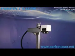 Máquina Tabletop 20W 25W de Mini Small Fiber Laser Marking para o metal/não o metal