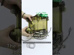 electronic milk meter automatic colostrum meter for milking parlor