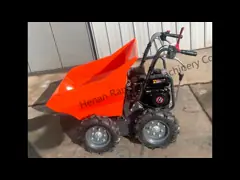 6.5HP 디젤 미니 트랙 덤퍼 트럭