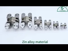 가구 하드웨어 아연 합금 보이지 않는 힌지 숨겨진 은폐 힌지